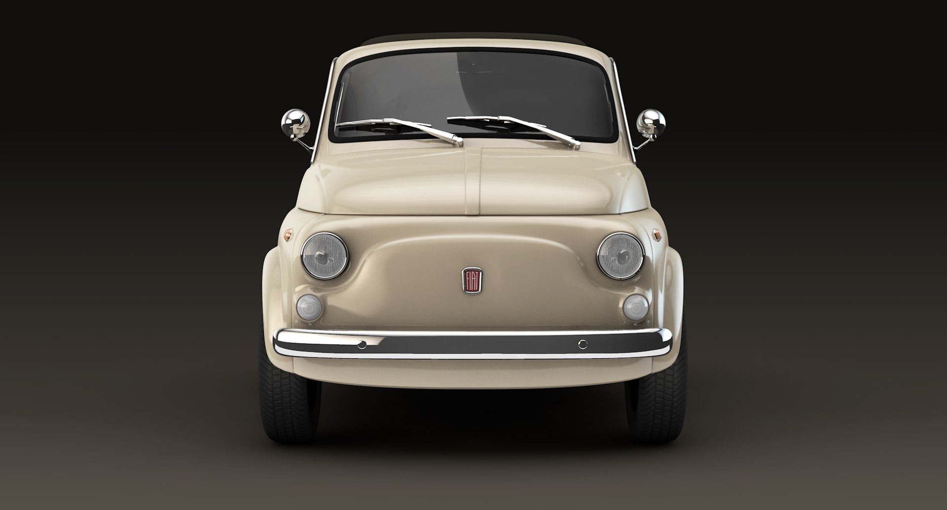 60 Fiat 500 3d Model