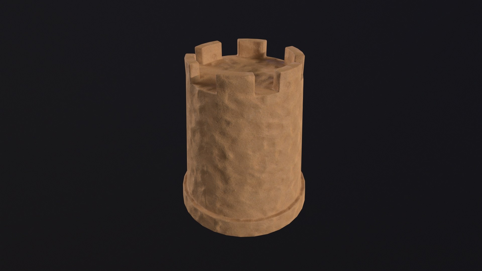 Beach Sand Tower 3D - TurboSquid 2163100