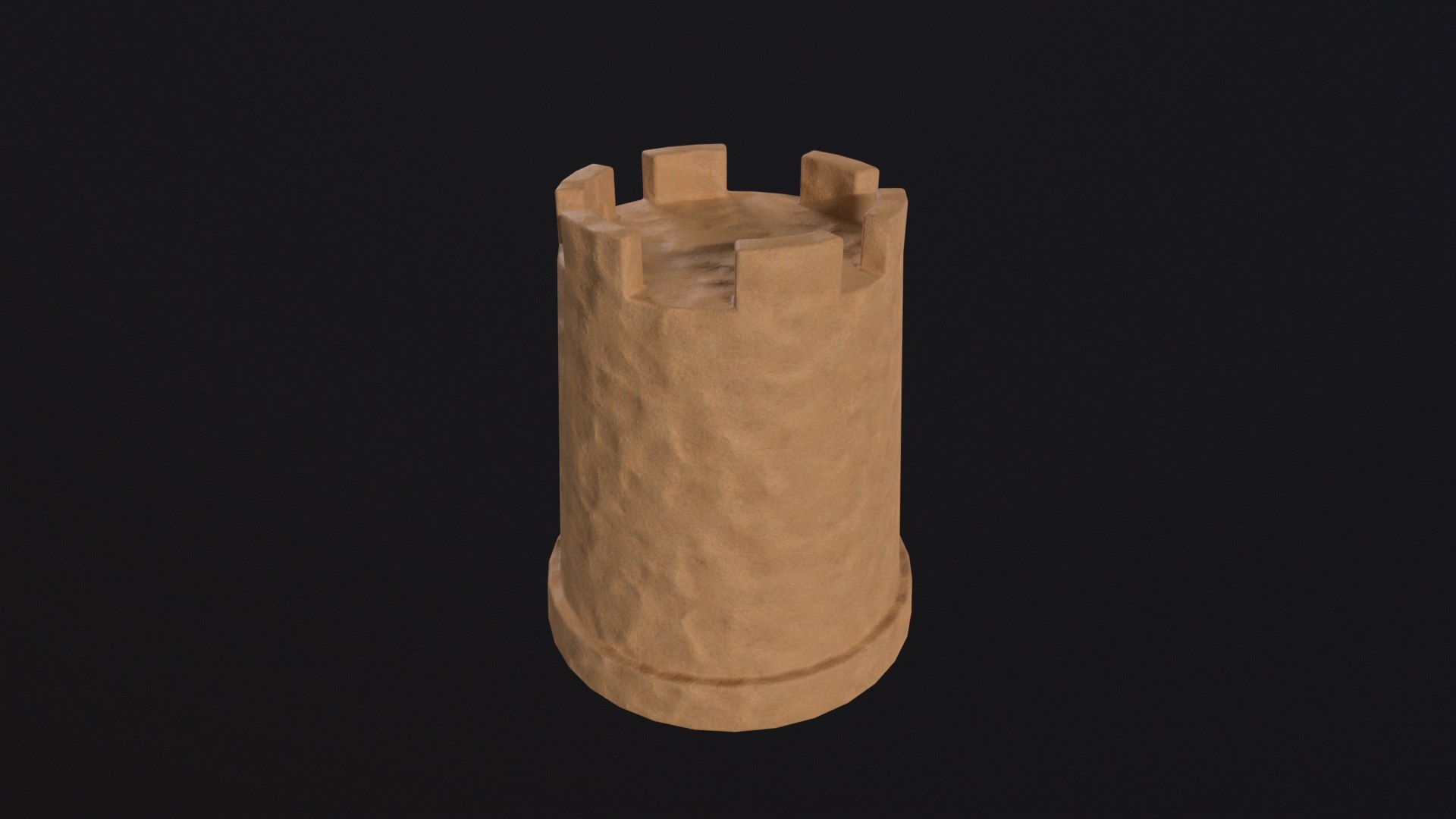 Beach Sand Tower 3D - TurboSquid 2163100