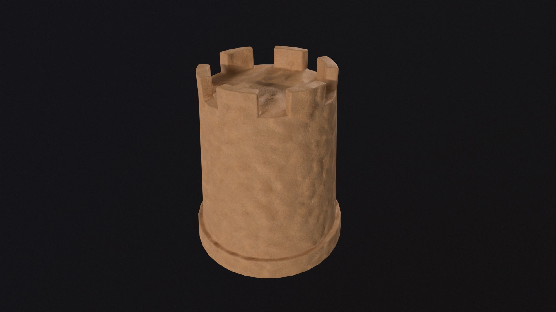 Beach Sand Tower 3D - TurboSquid 2163100