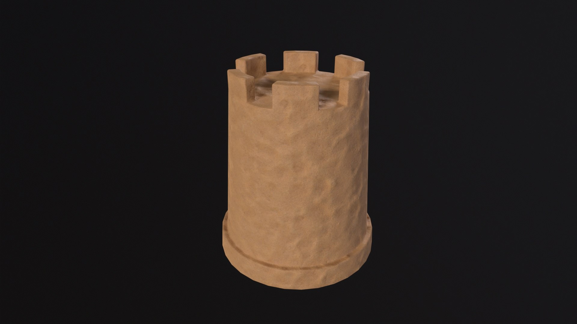 Beach Sand Tower 3D - TurboSquid 2163100