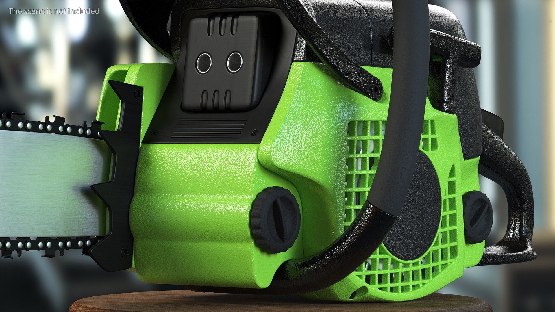 3D Gas Chainsaw Green Case Model - TurboSquid 2078144