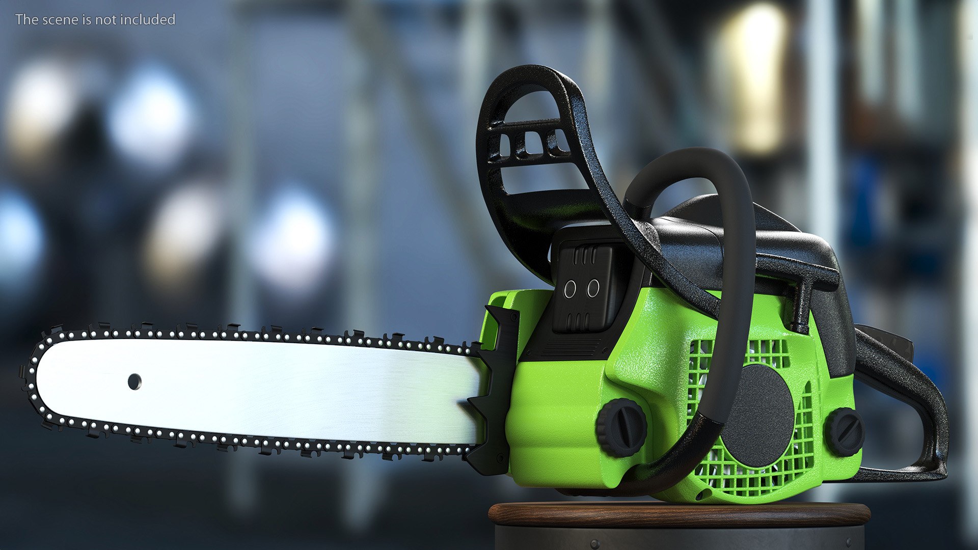 3D Gas Chainsaw Green Case Model - TurboSquid 2078144