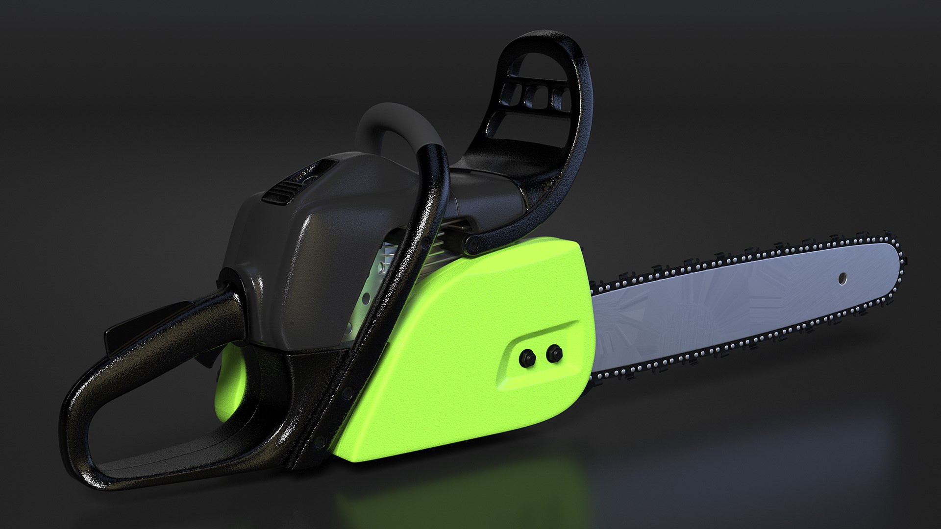 3D Gas Chainsaw Green Case Model - TurboSquid 2078144