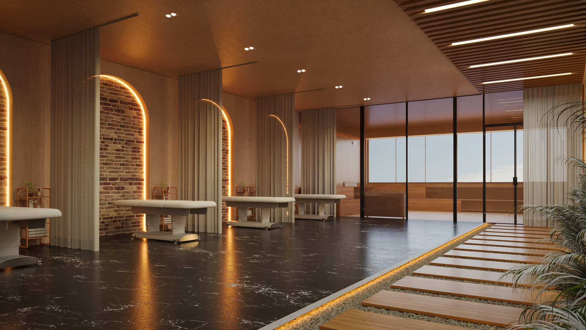 Spa And Sauna Interior 3d Model 3D Model - TurboSquid 2261155