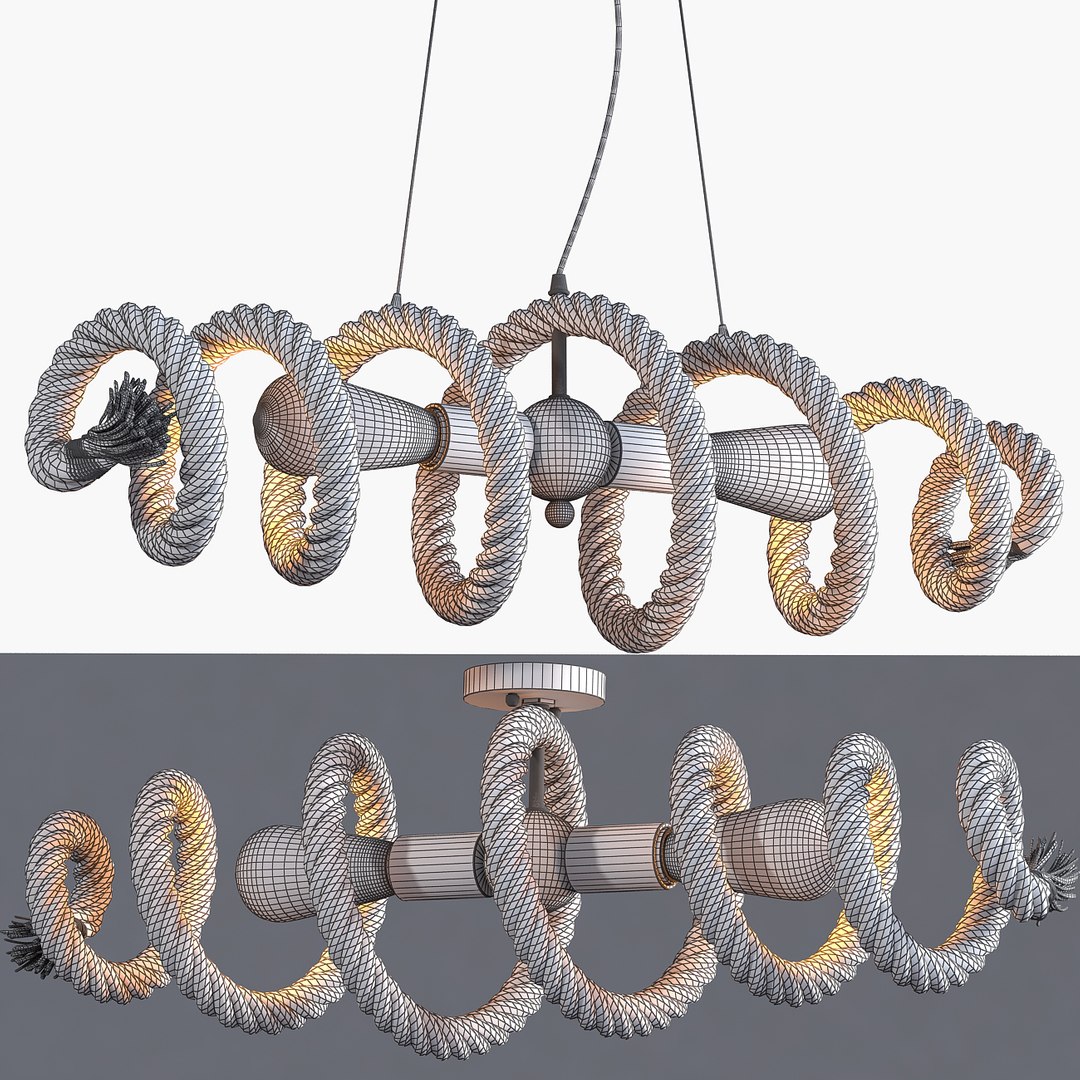 Loft Industrial Lamps Rope Max