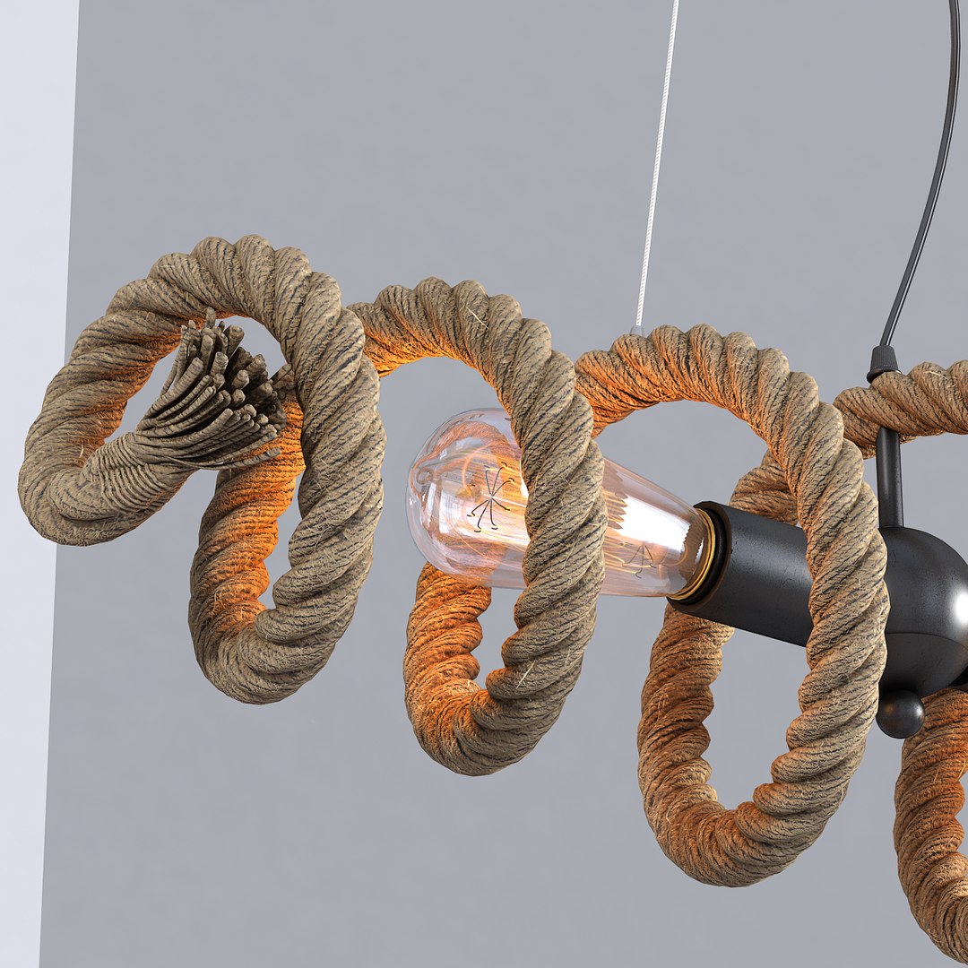 Loft Industrial Lamps Rope Max