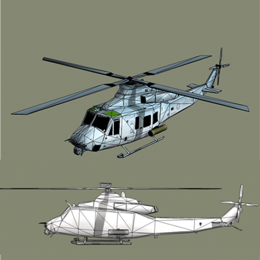 Gaming Uh-1y Helicopters 3d 3ds