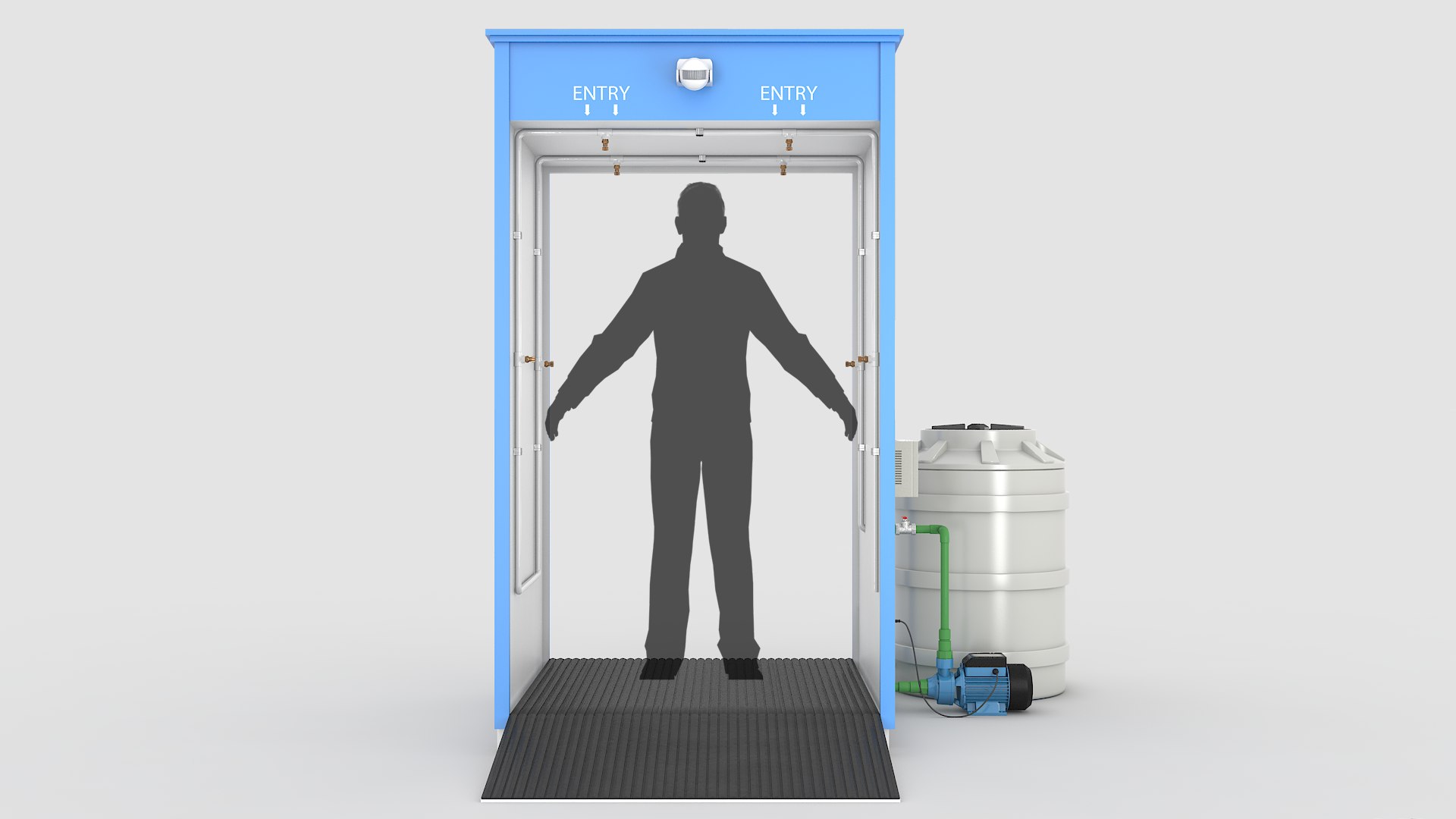Sanitizing Booth 3D Model - TurboSquid 1597430