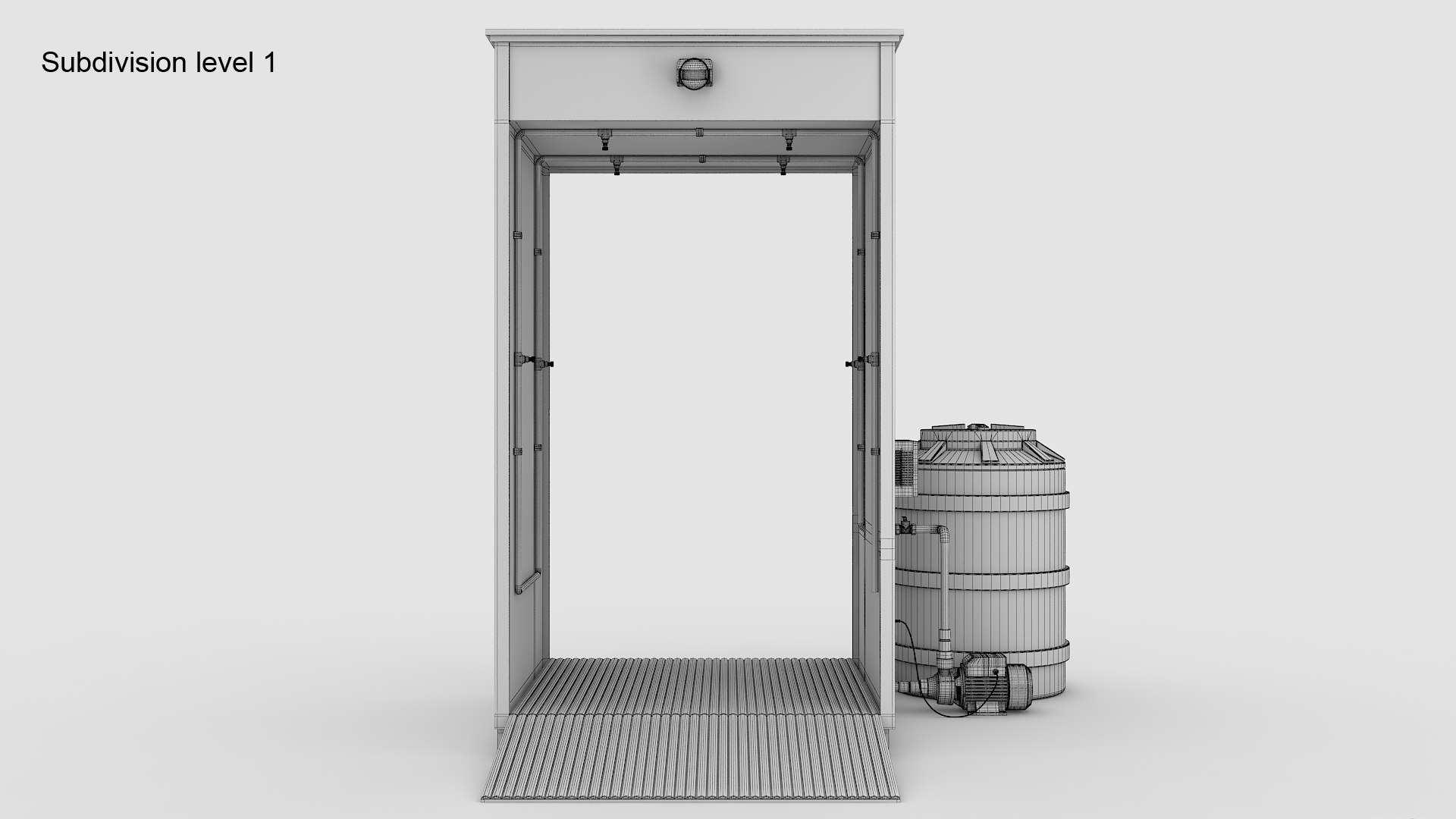 Sanitizing Booth 3D Model - TurboSquid 1597430