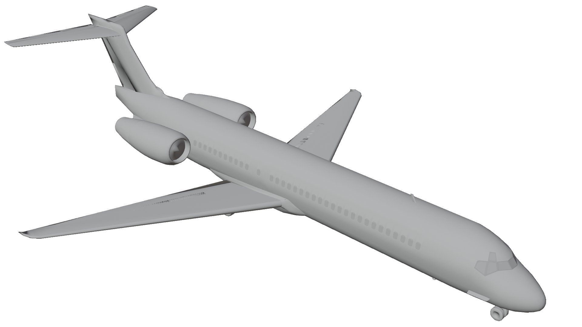 3D Boeing 717 model - TurboSquid 2100297