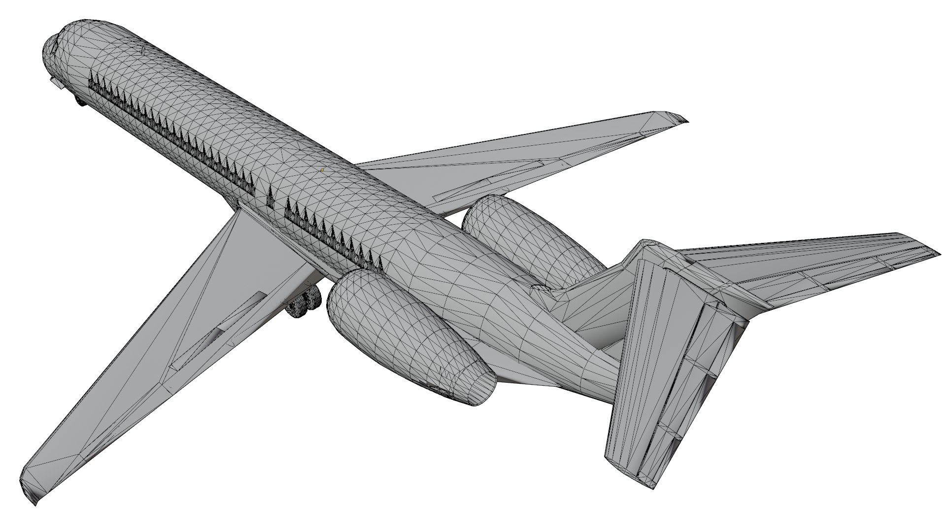 Boeing 717 3D Model - TurboSquid 2100300