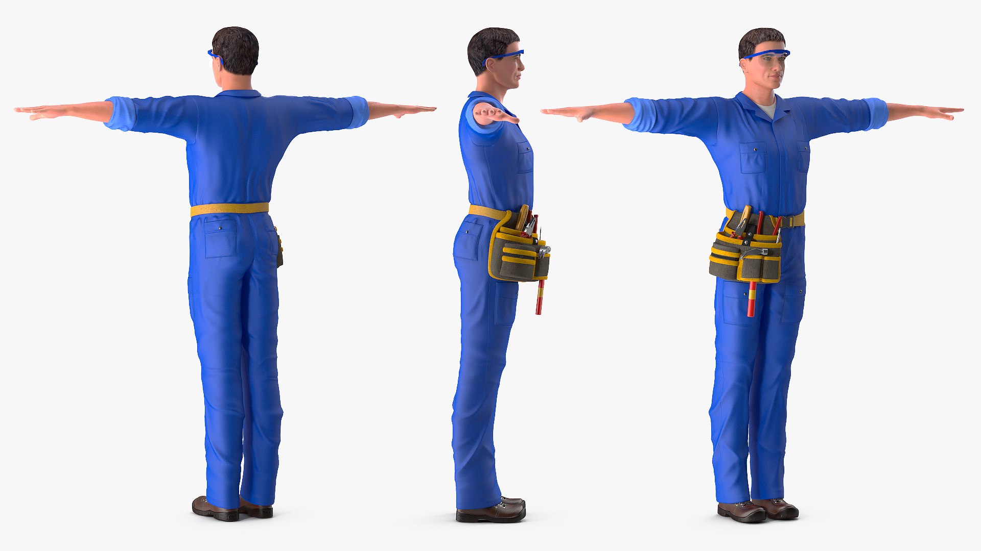 Electrician Rigged Electric 3D Model - TurboSquid 1604171