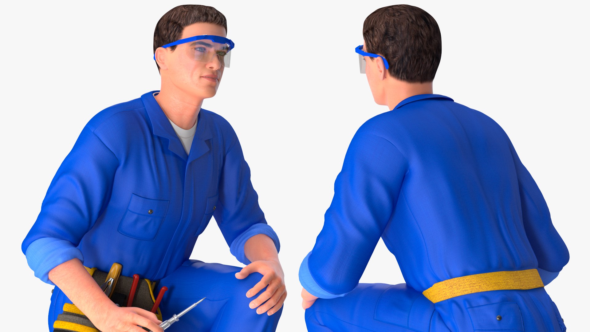 Electrician Rigged Electric 3D Model - TurboSquid 1604171