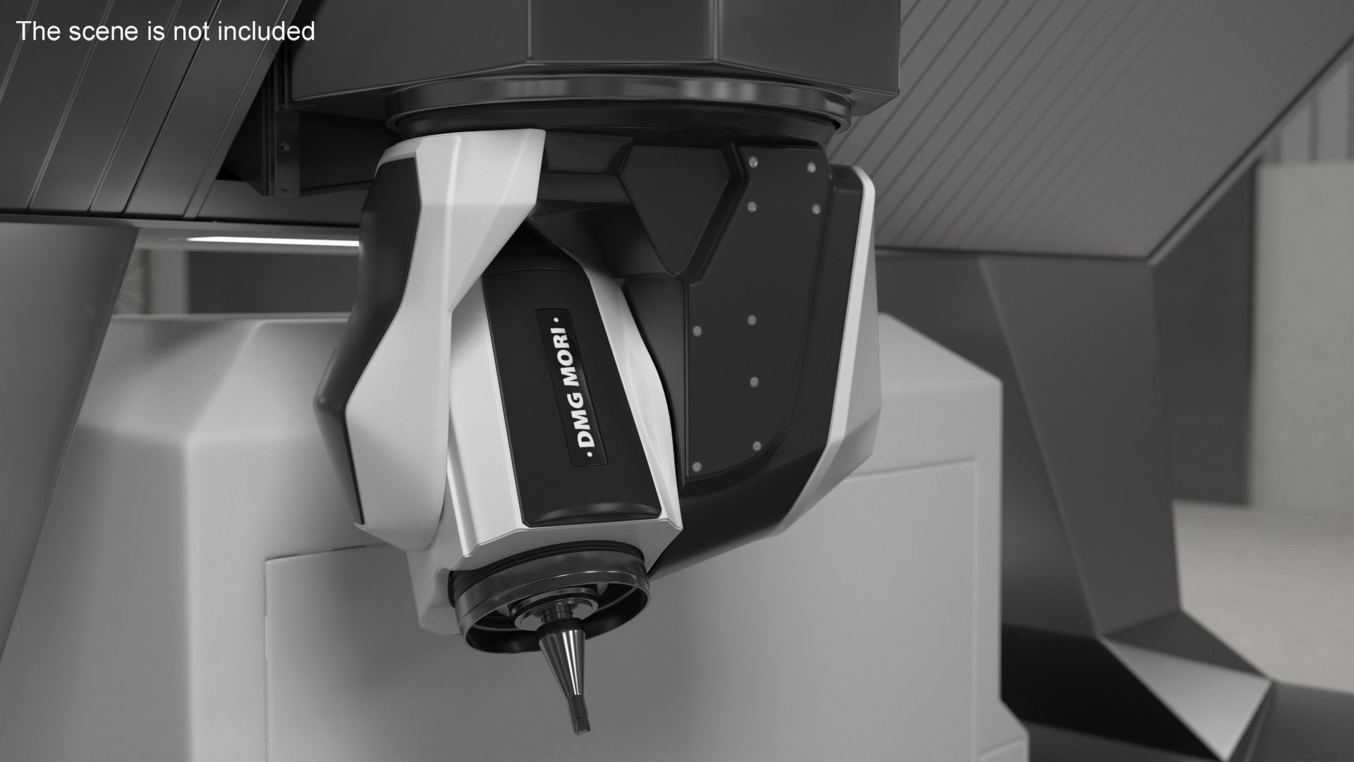 3D Cutting Head For DMU 200 Gantry CNC Machine - TurboSquid 2287607