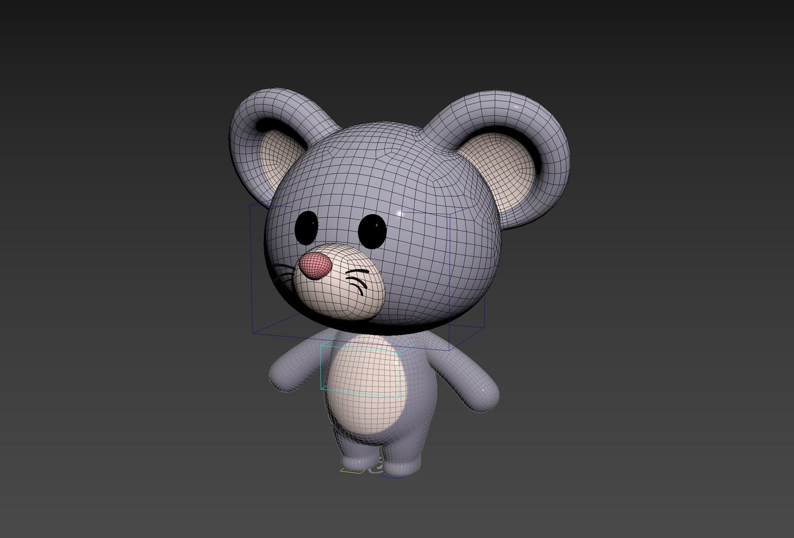 3D Character324 Rigged Mouse Model - TurboSquid 2276258