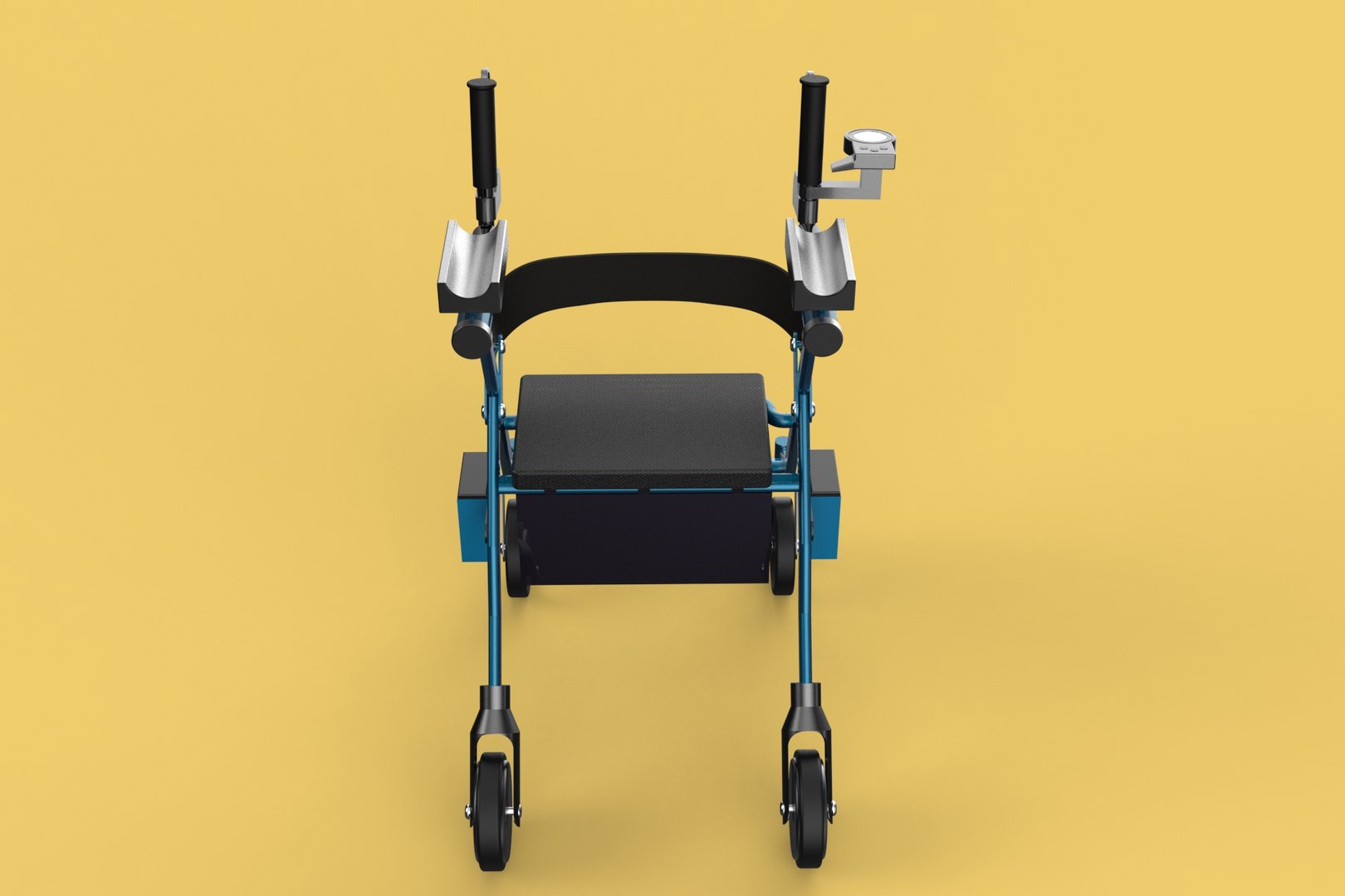 3D ELECTRIC ROLLATOR ROLLING WHEELED WALKER FOLDING WALKING FRAME Model ...