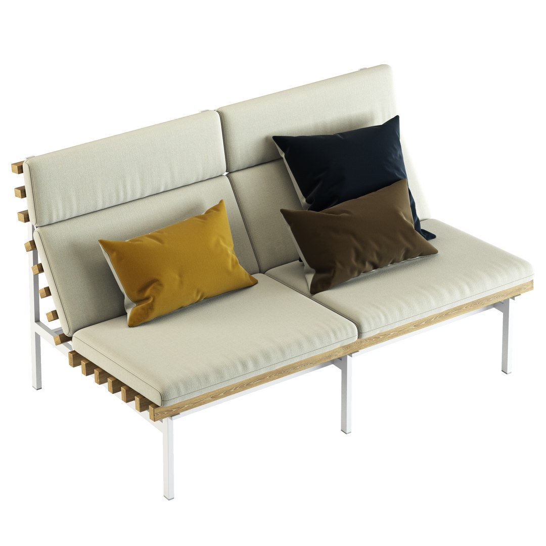 3D Perch Outdoor 2 Seat Sofa - TurboSquid 1833210