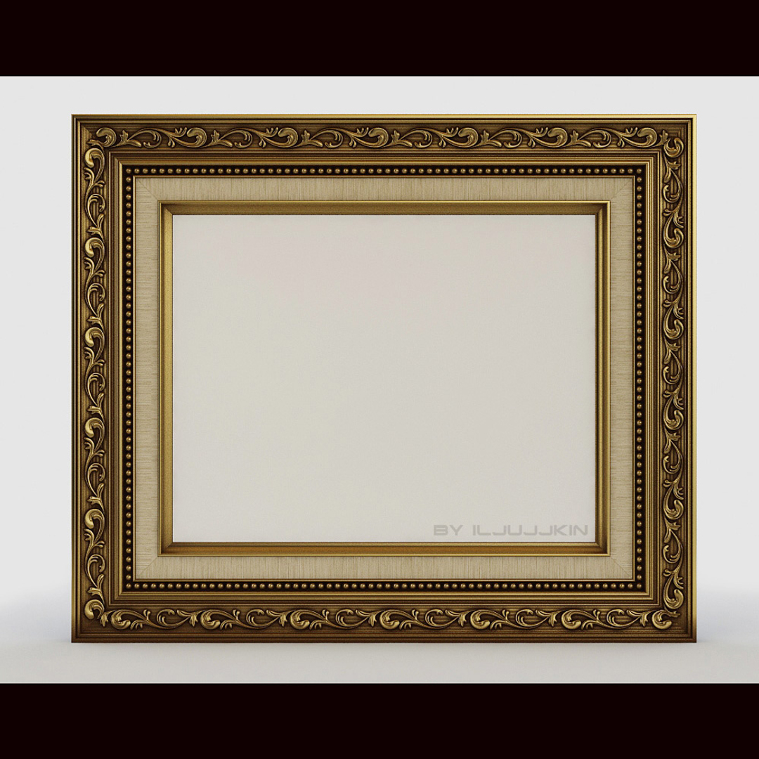 frame picture 3d model