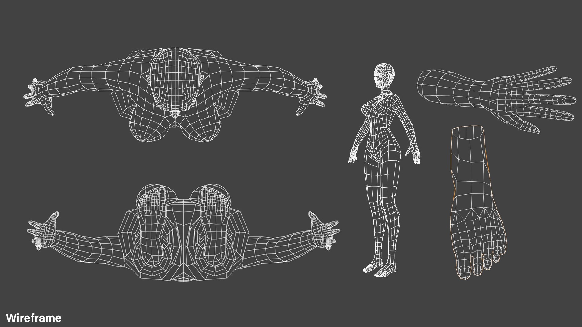 Stylized Female Base Mesh 3D - TurboSquid 1989455