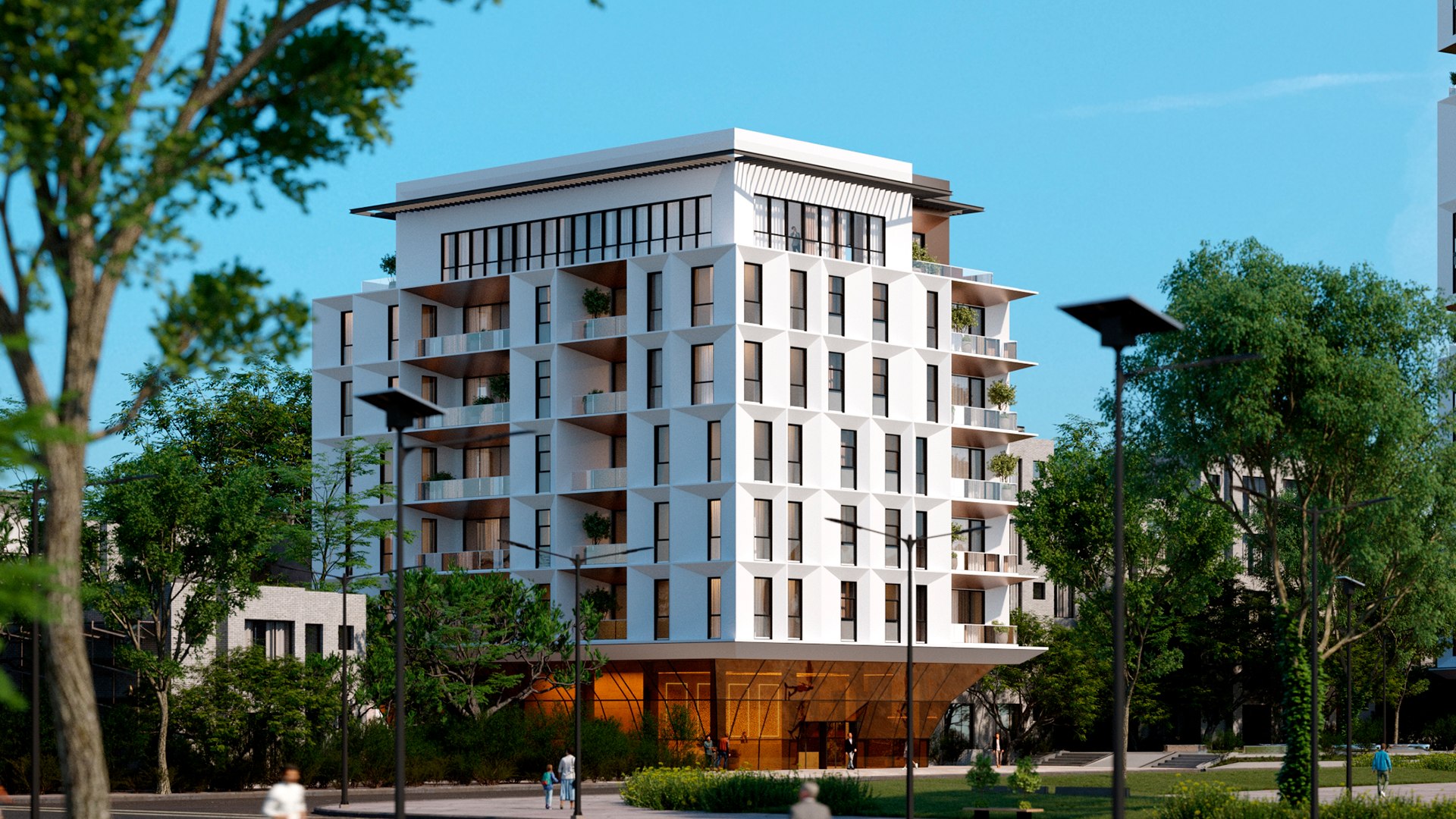 3D Residential Small Geometrical Building SG1 - TurboSquid 1963099