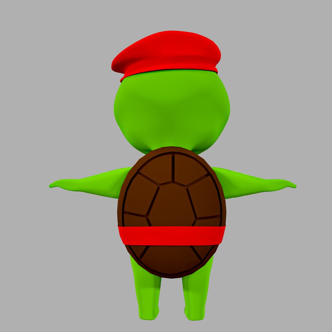 Turtle Game Character 3D Model - TurboSquid 1783197