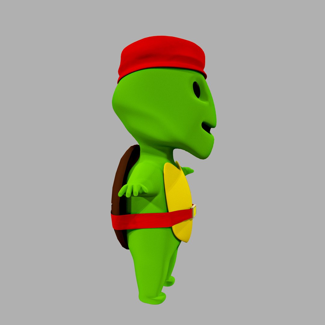 Turtle Game Character 3D Model - TurboSquid 1783197