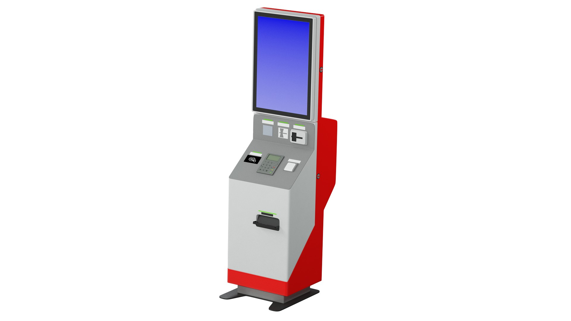 3D Model Ticketing Kiosk 01 - TurboSquid 2035642