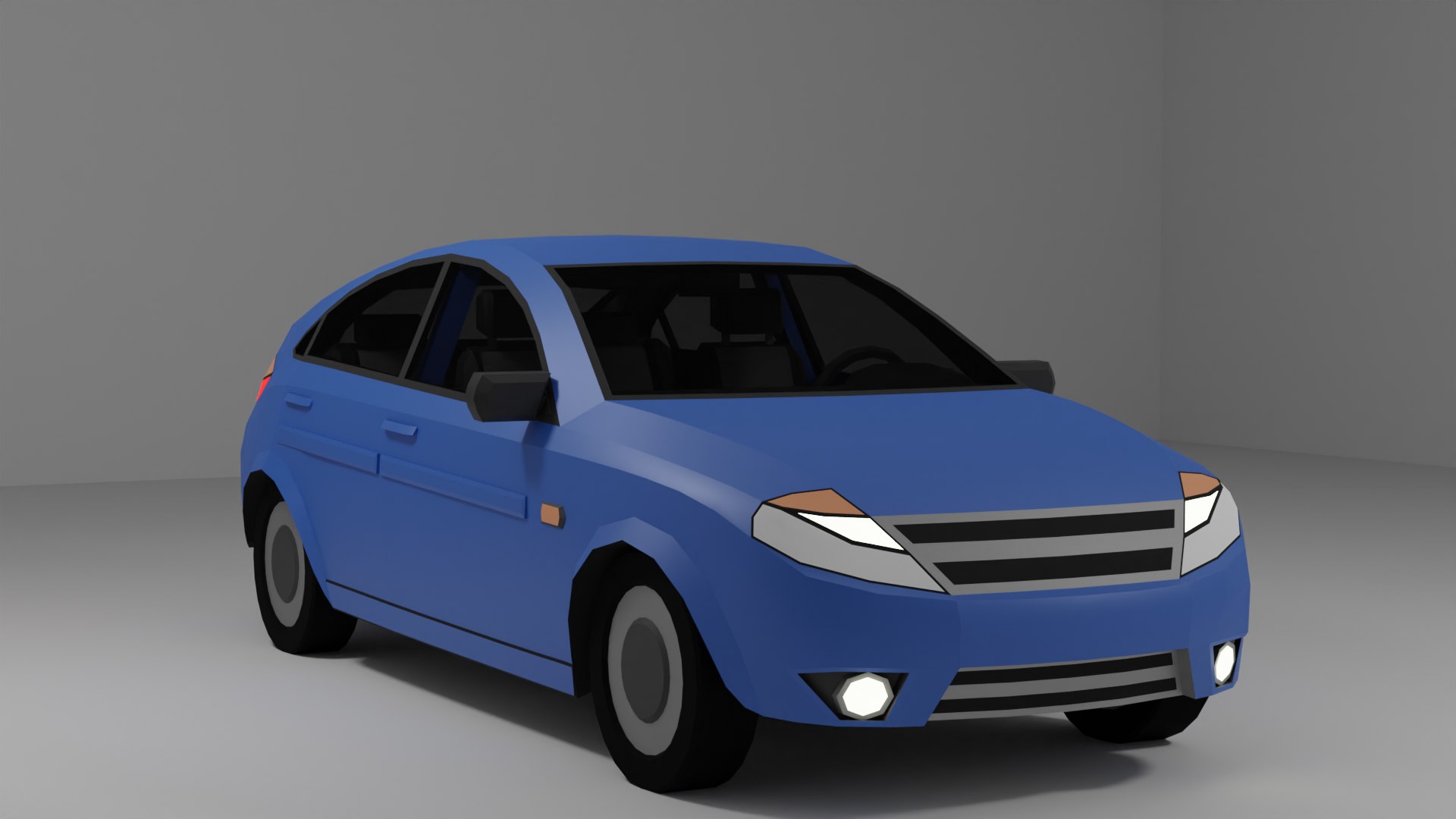 Lowpoly Hatchback 3D Model - TurboSquid 2080263