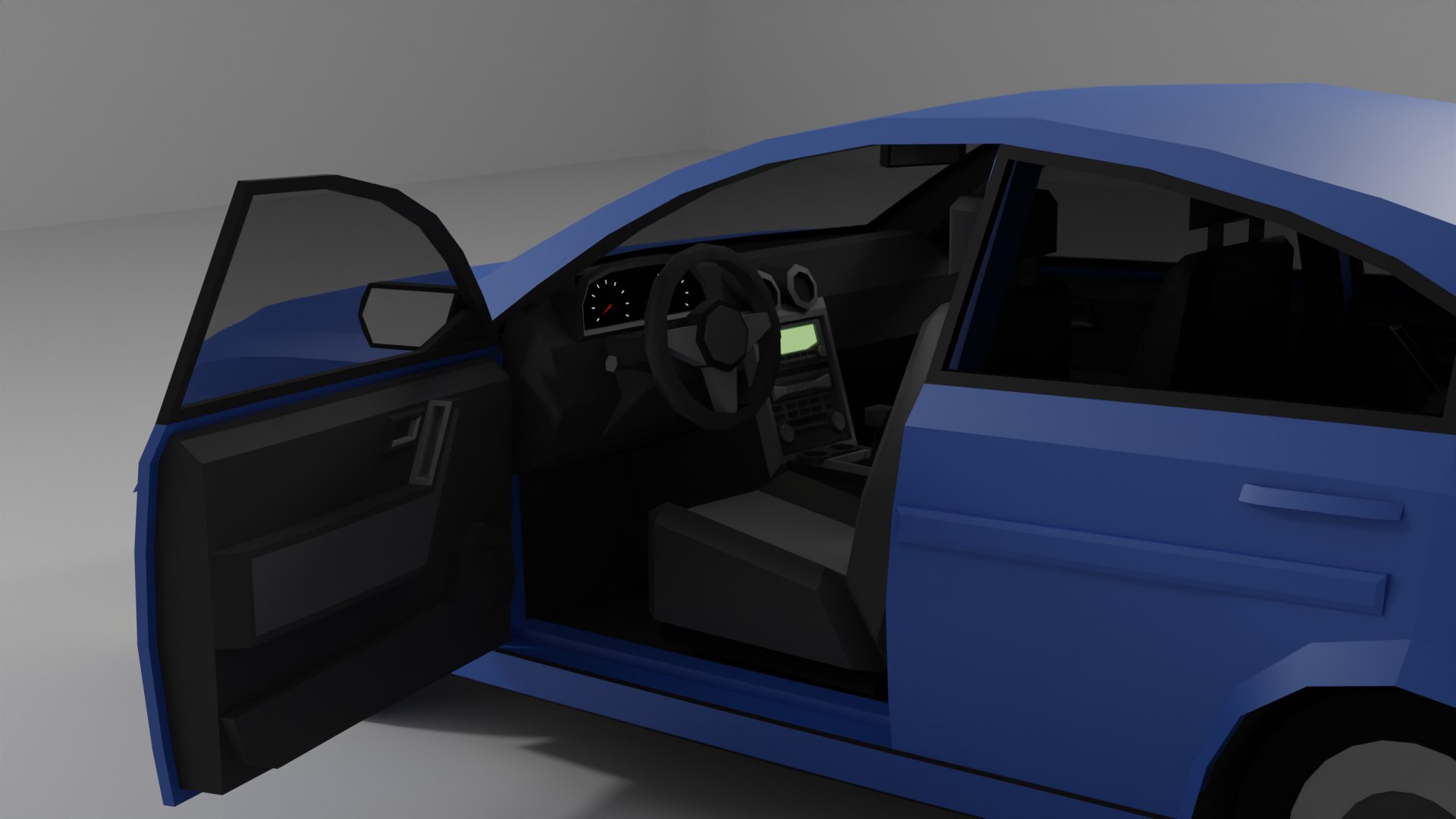 Lowpoly Hatchback 3D Model - TurboSquid 2080263