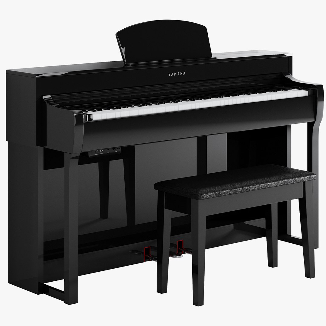 3D Yamaha CLP-735 Digital Piano - TurboSquid 2044487