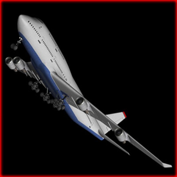 boeing 747 3d model