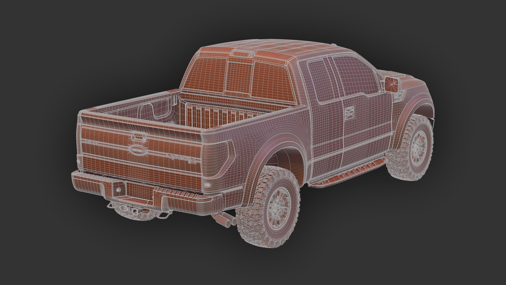 3D Ford F-150 SVT Raptor Model - TurboSquid 2318519
