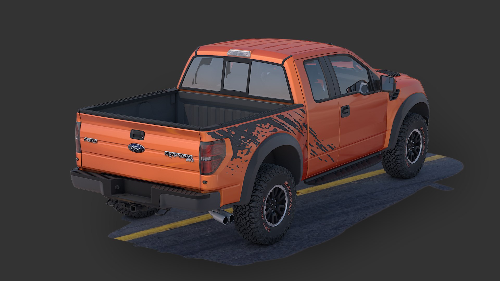 3D Ford F-150 SVT Raptor Model - TurboSquid 2318519