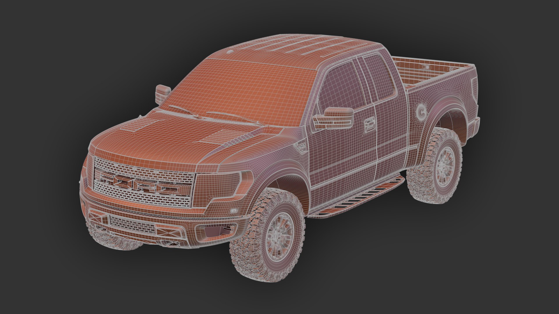 3D Ford F-150 SVT Raptor Model - TurboSquid 2318519