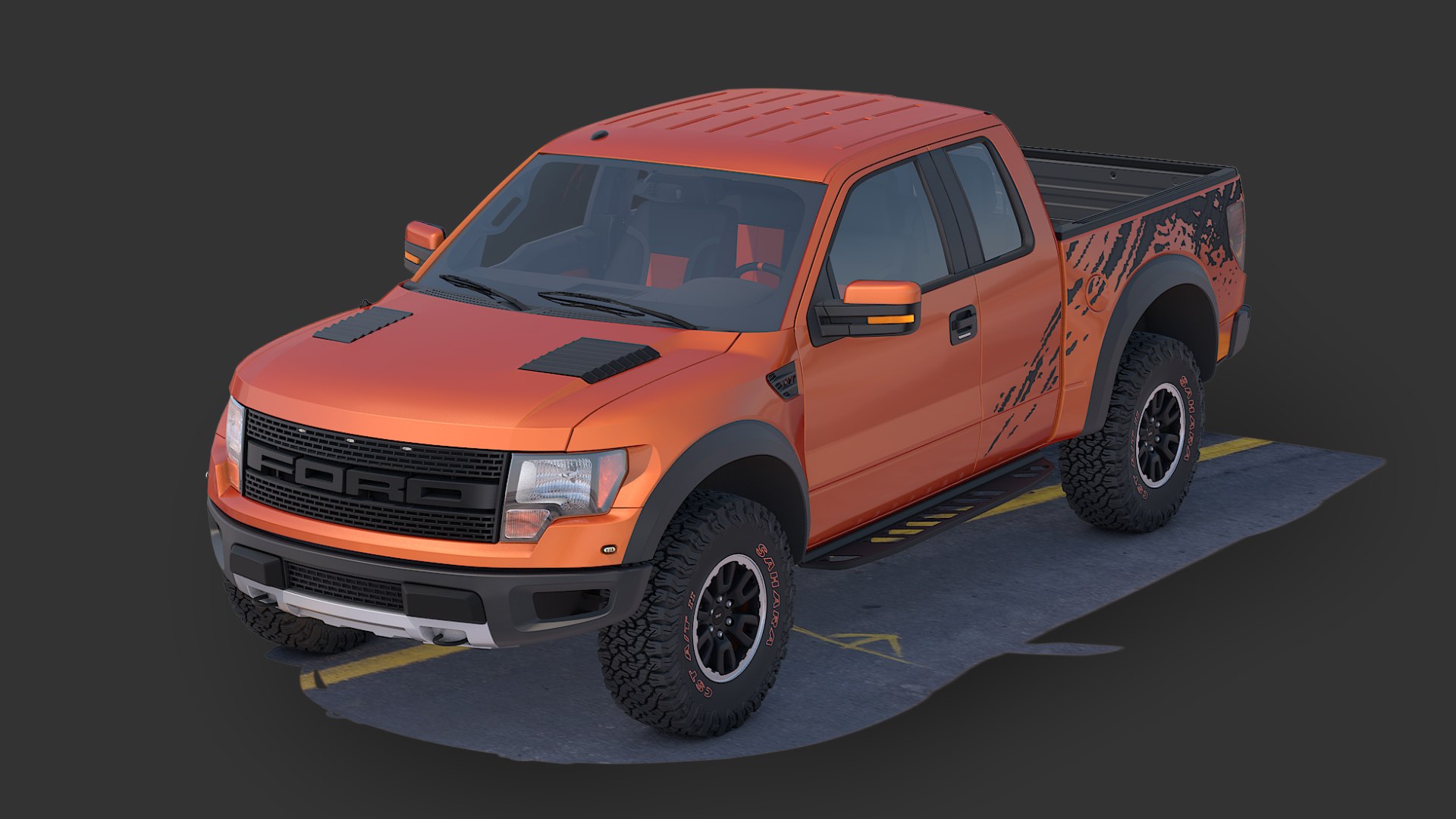 3D Ford F-150 SVT Raptor Model - TurboSquid 2318519