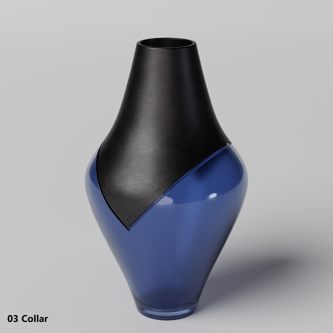 3D 8 modern futuristic vases - TurboSquid 2164900