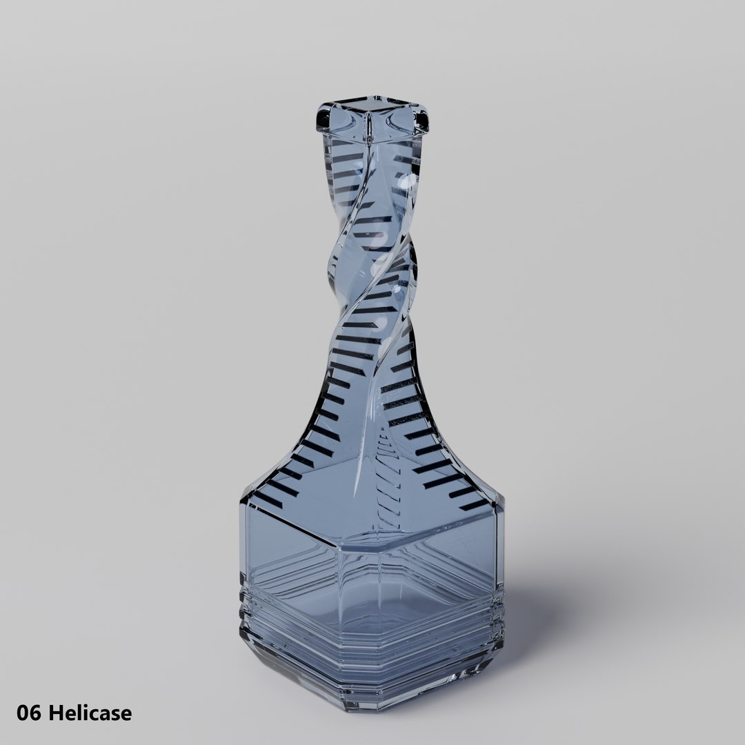 3D 8 modern futuristic vases - TurboSquid 2164900