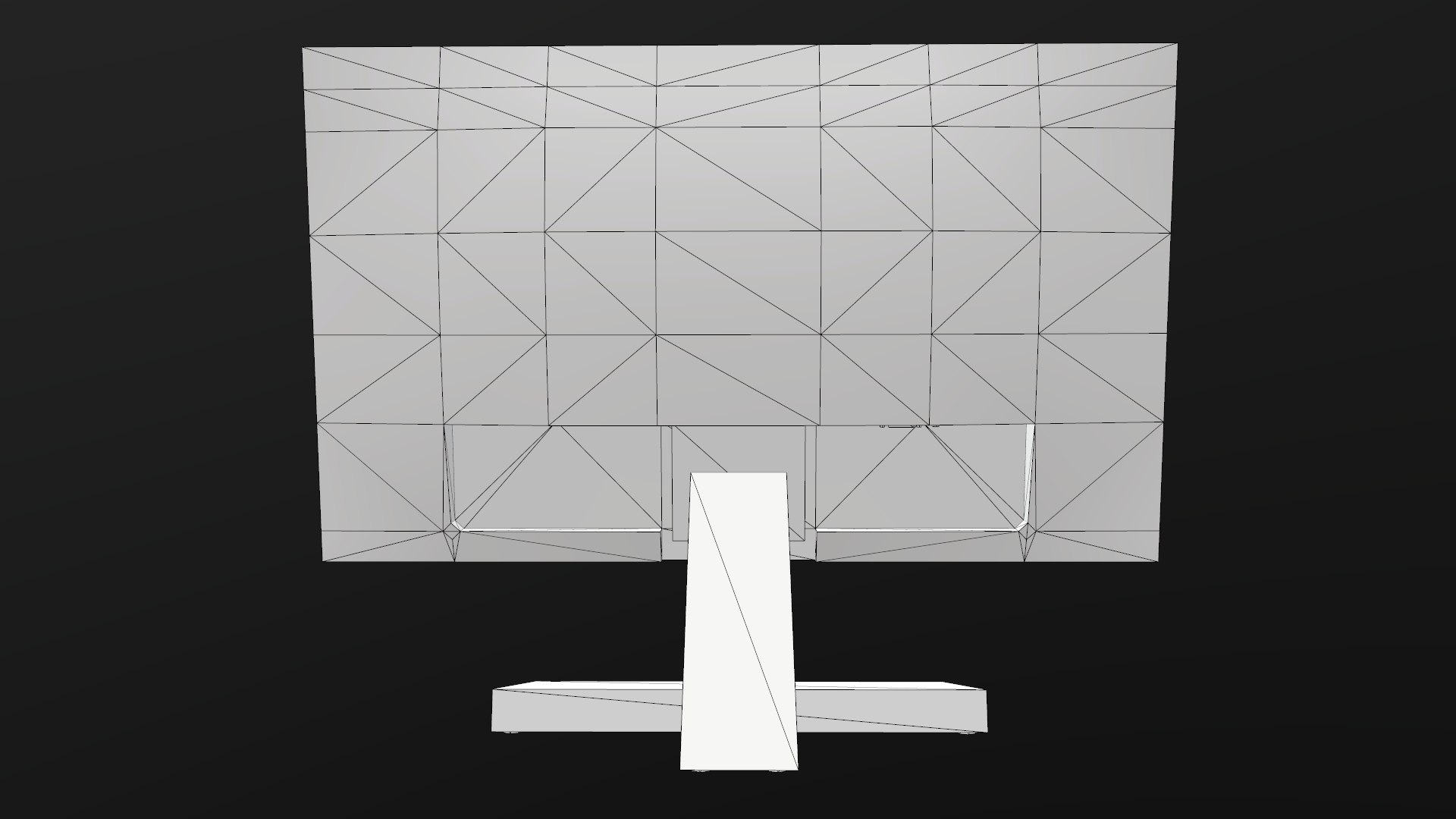Low-poly computer monitor 3D model - TurboSquid 1528267