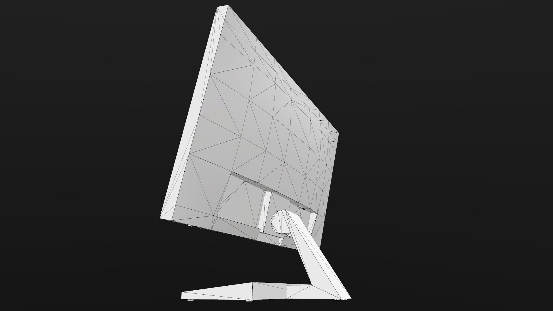 Low-poly computer monitor 3D model - TurboSquid 1528267