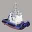 3d model tug boat