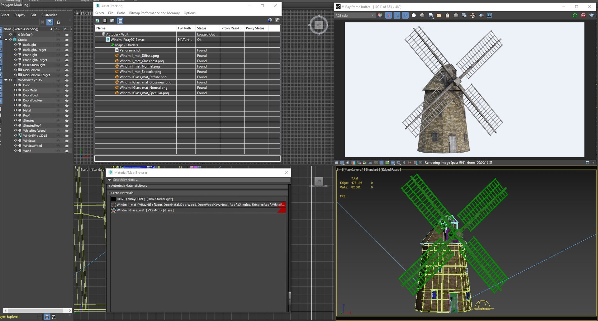 Old windmill 3D model - TurboSquid 1437101