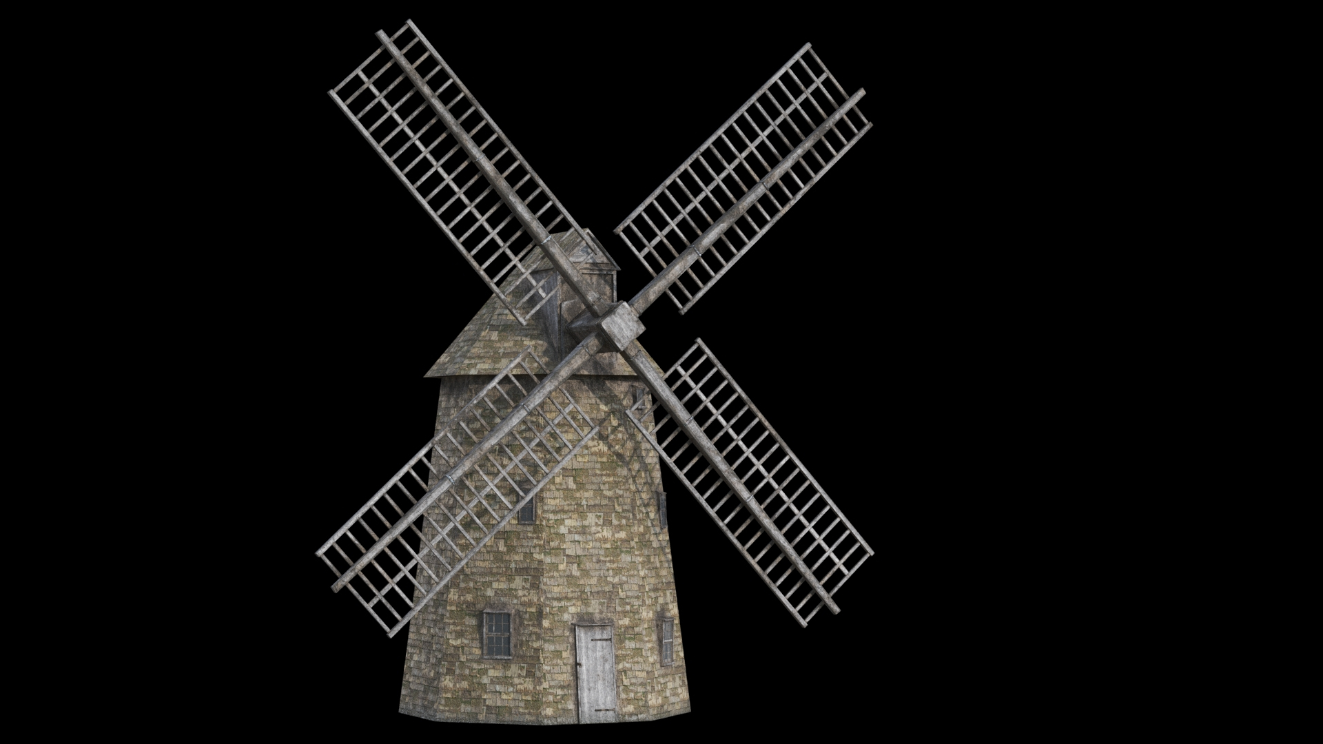 Old windmill 3D model - TurboSquid 1437101