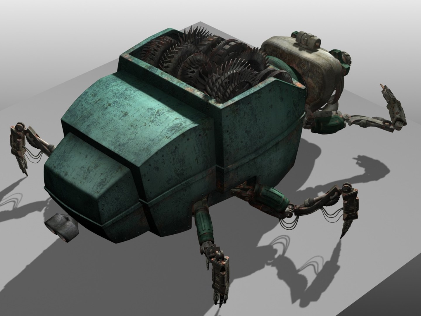 3d Model Garbage Monster