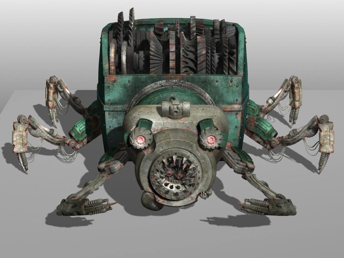 3d Model Garbage Monster