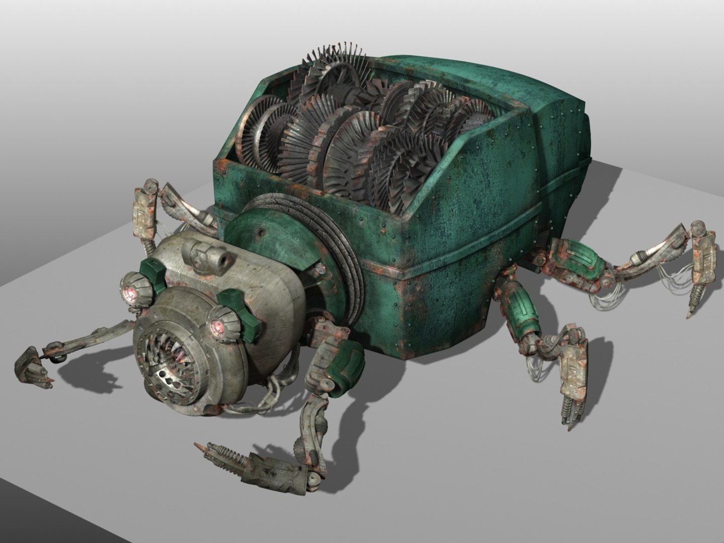 3d Model Garbage Monster