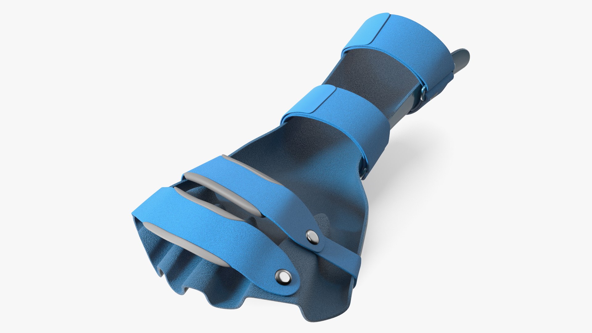 Blue Hand Orthosis with Fingers 3D model - TurboSquid 2121910