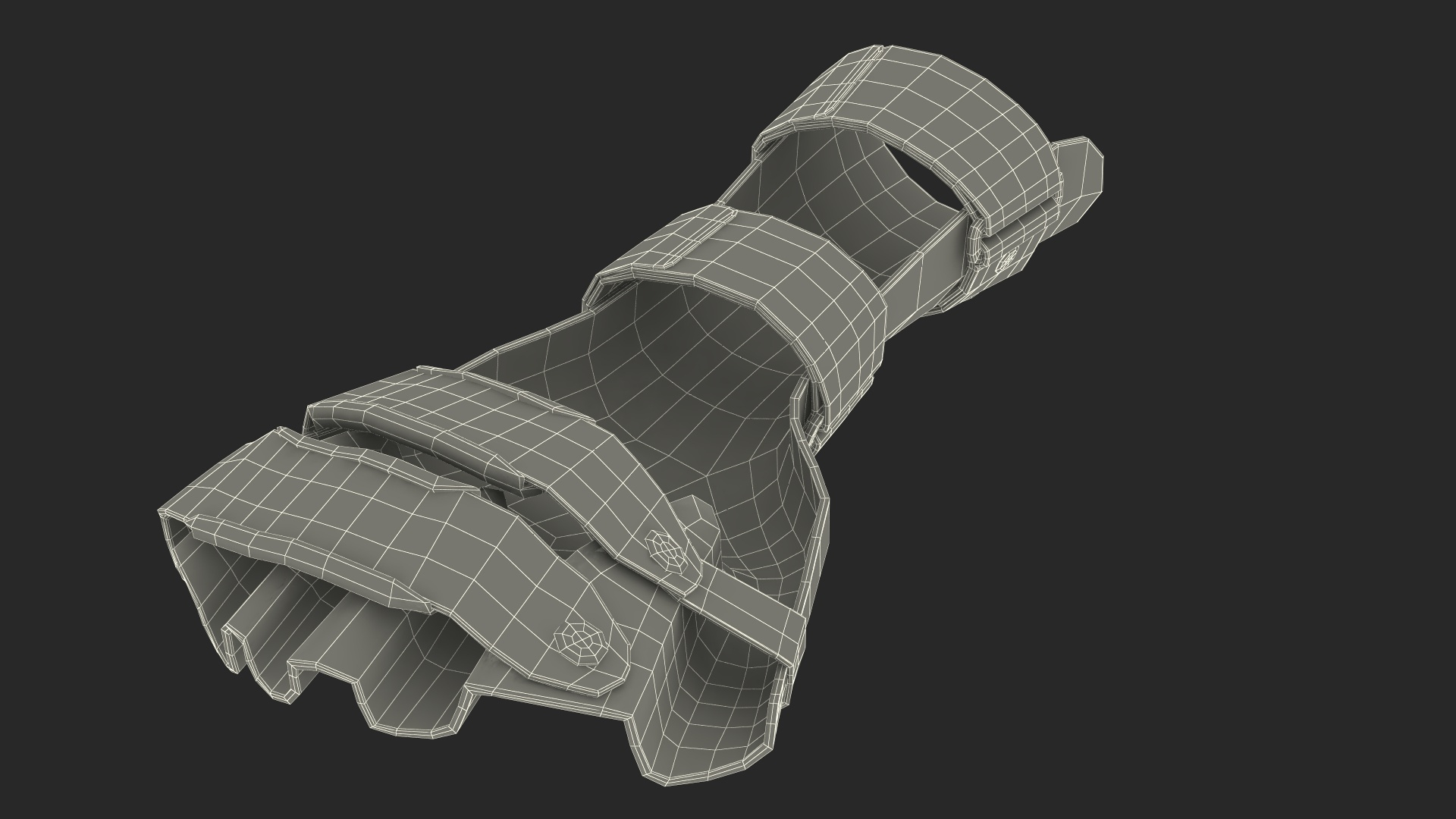 Blue Hand Orthosis with Fingers 3D model - TurboSquid 2121910