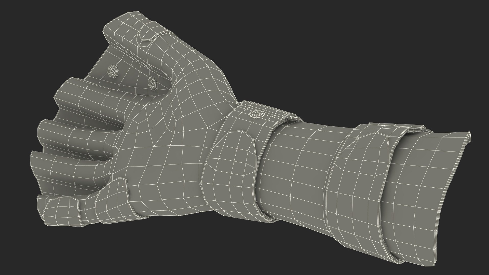 Blue Hand Orthosis With Fingers 3D Model - TurboSquid 2121910