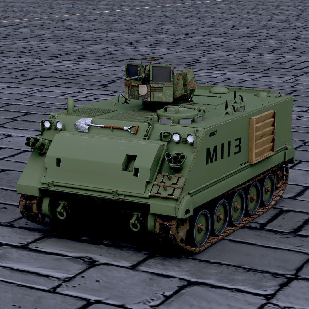M113 APC Armoured Personnel Carrier US Army3D模型 - TurboSquid 2042229